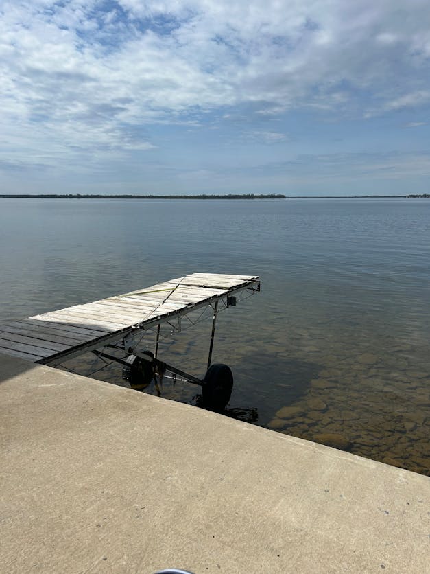 7' Roll-A-Dock Galvanized Axle Pipe | Hewitt